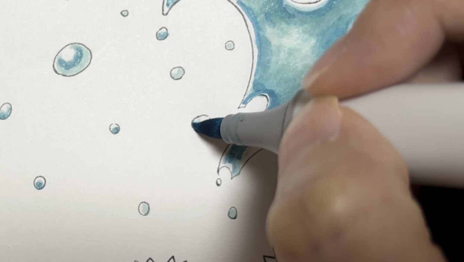 コピックで水の描き方！ 水滴、水面、水しぶき、描けるコツお伝えします – コピックZOO